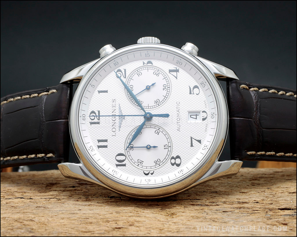 Longines Master Collection Automatic Chronograph, pristine!!, blue ...