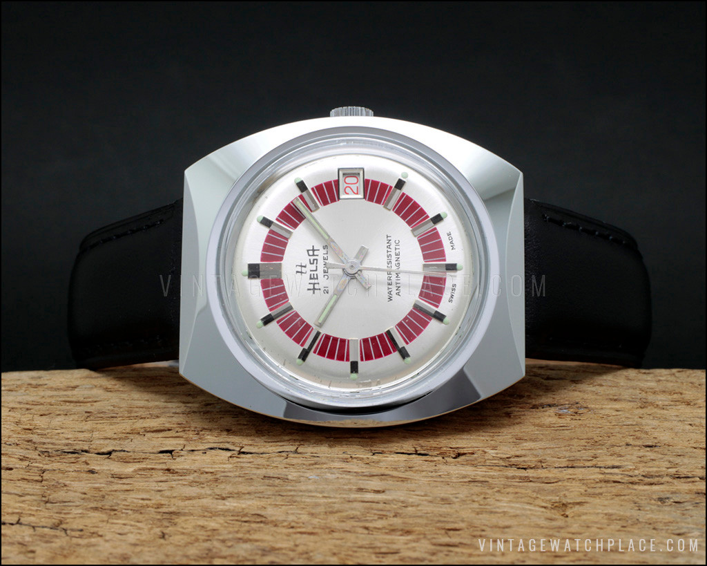 New Old Stock Helsa mechanical vintage watch, Swiss made, casual with a ...