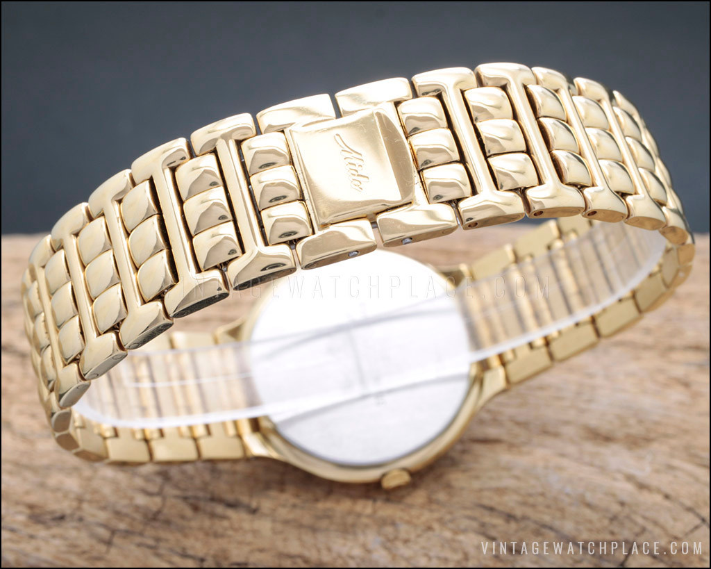 New Old Stock Men's Mido quartz Dress vintage watch, from the 80's, all ...