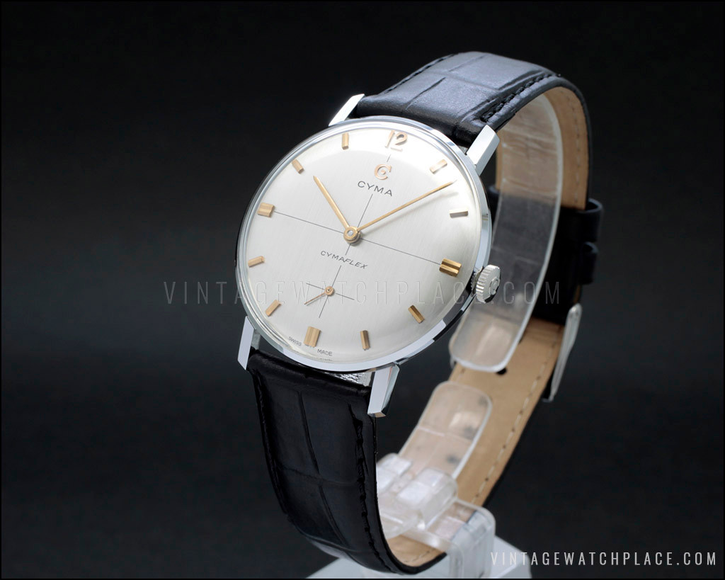 New Old Stock Cyma Classic mechanical vintage watch, NOS, Swiss made ...