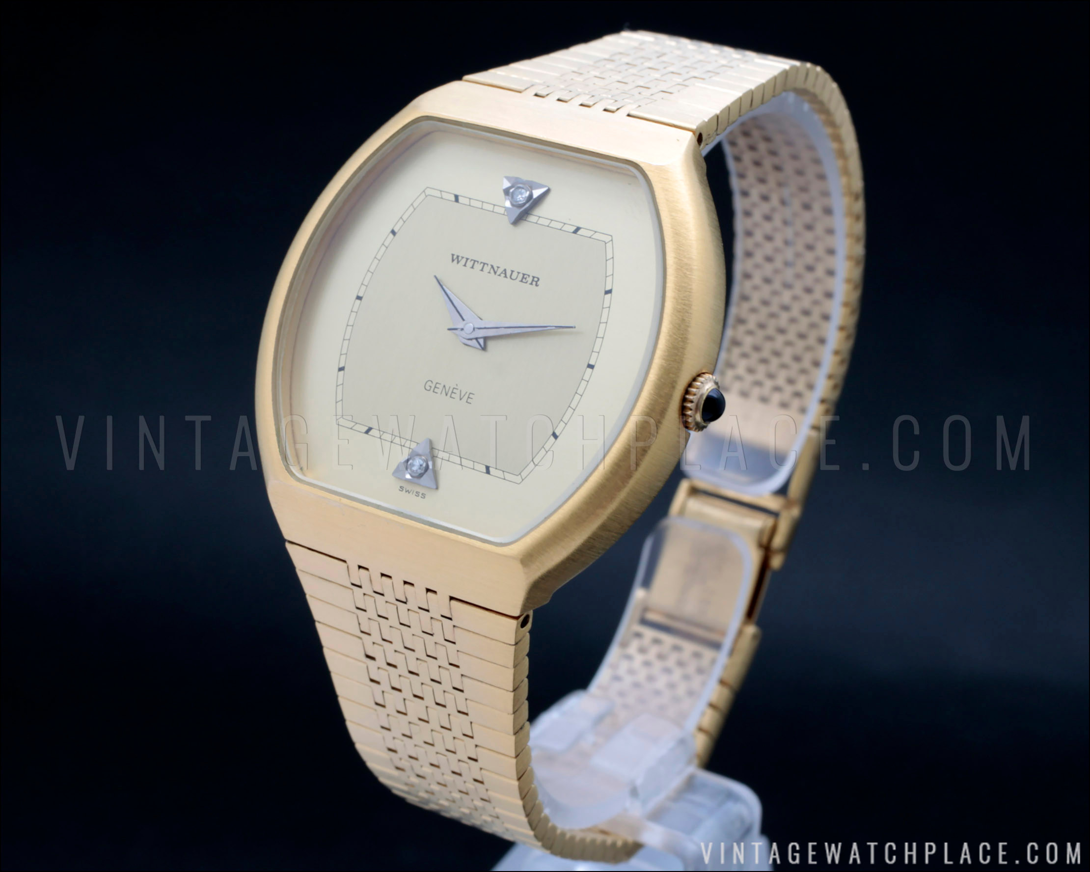 New Old Stock Unisex dress Wittnauer mechanical vintage watch with two ...