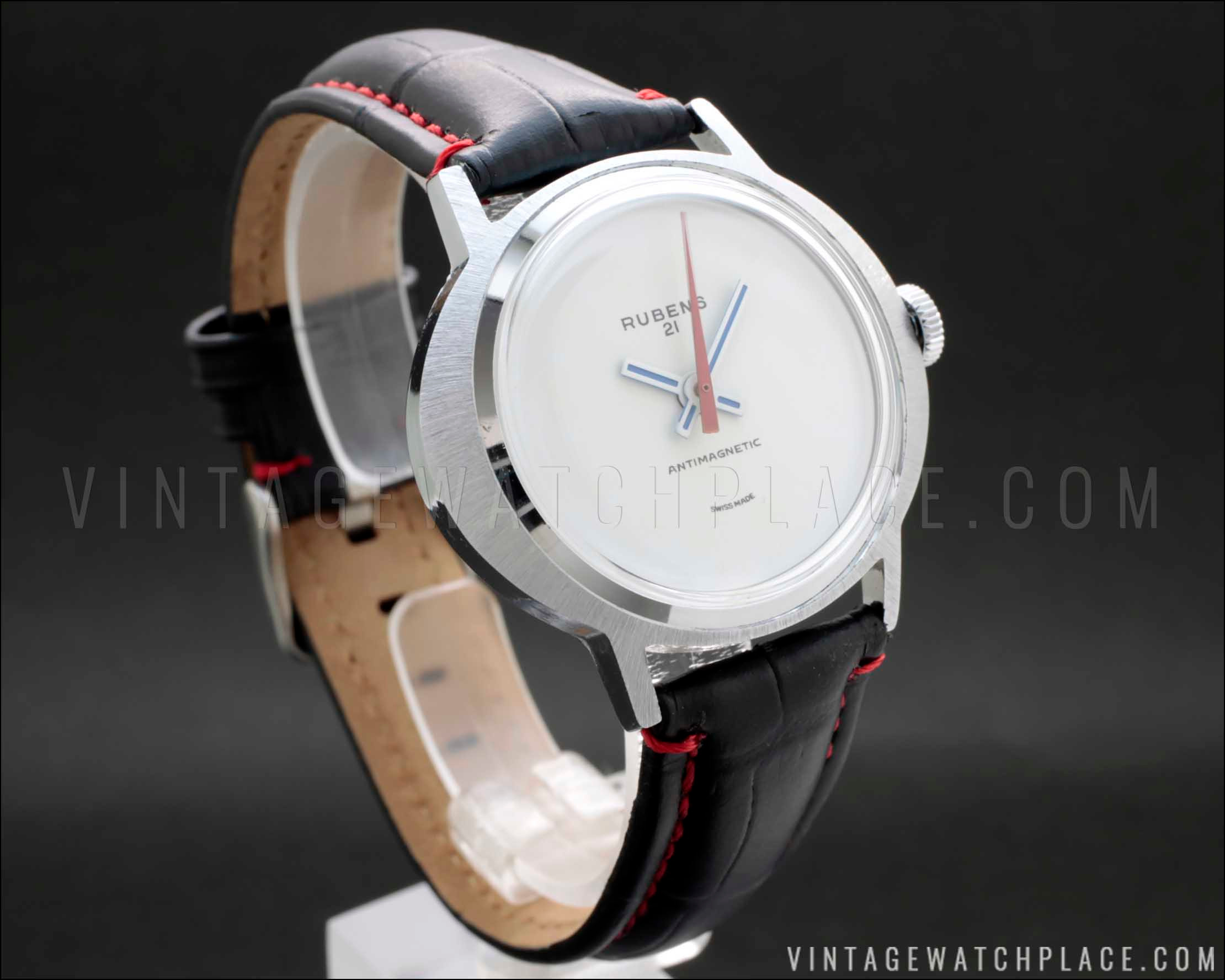New Old Stock 70's rare Rubens 21 mechanical vintage watch, beautiful ...