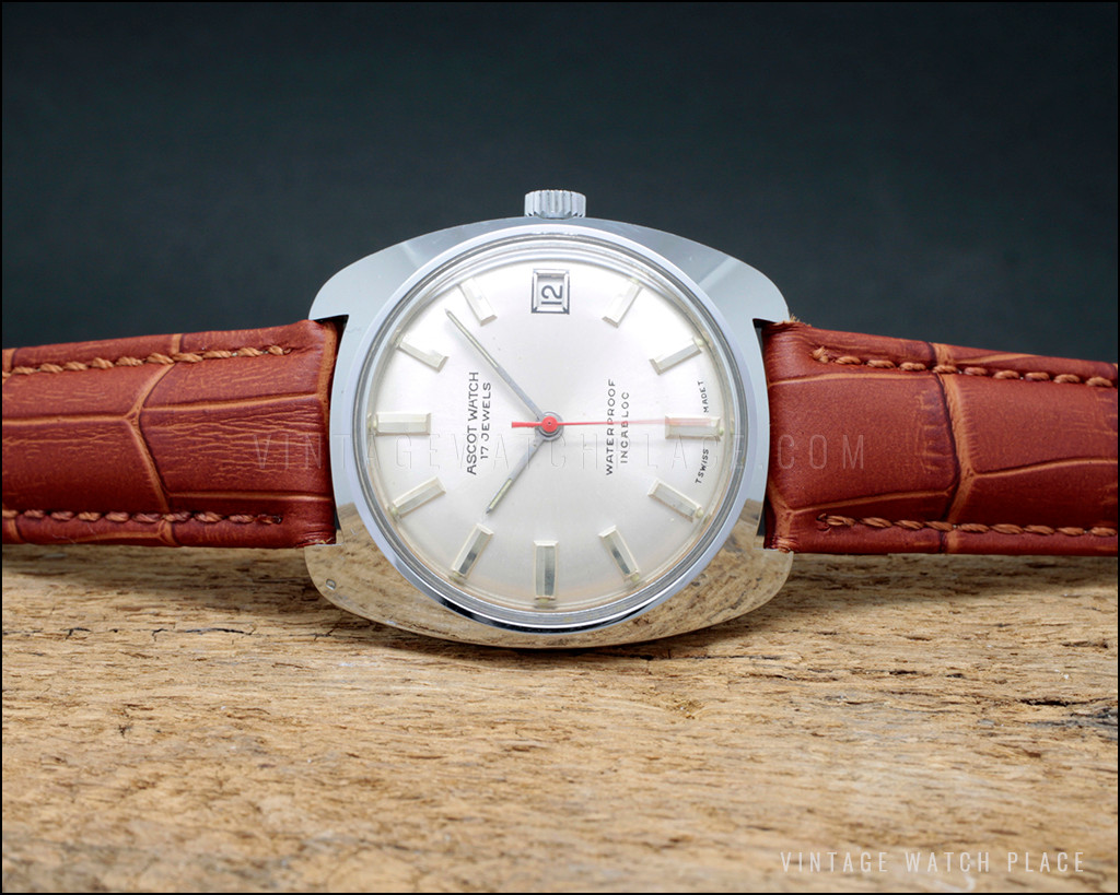 New Old Stock rare Ascot Watch mechanical vintage watch, Swiss made ...