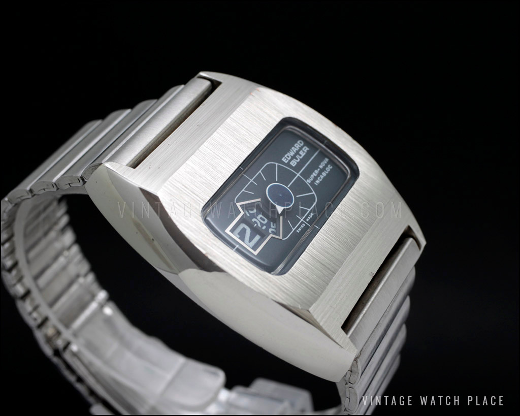 New Old Stock Buler Super-Nova jump hour watch, strong vintage ...