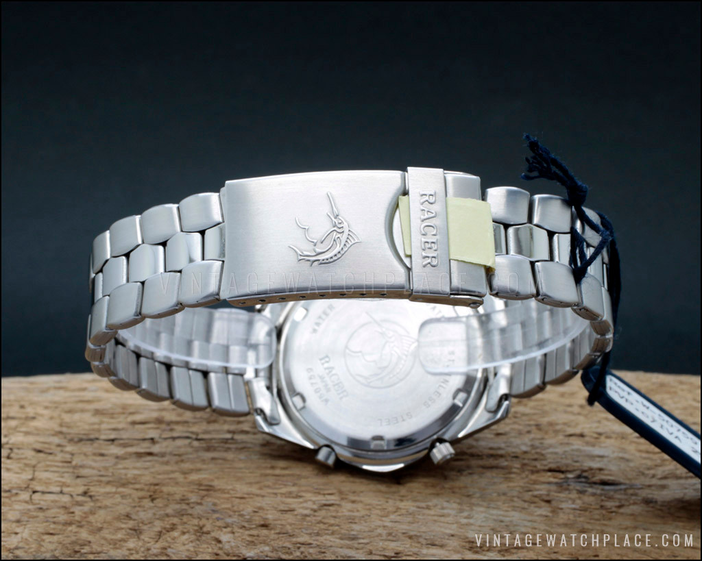 New Old Stock Racer Quartz Chronograph vintage watch, Dancing hands, 2 ...