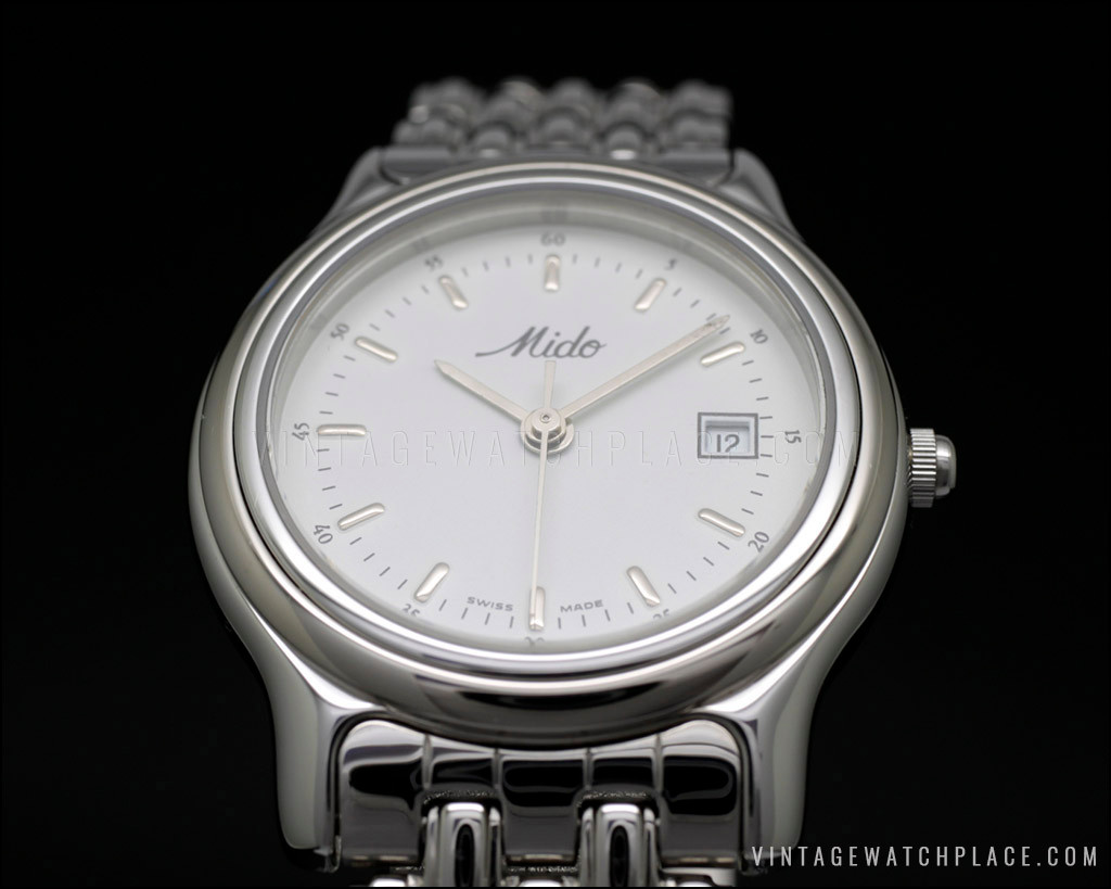 New Old Stock Ladies Mido quartz Dress vintage watch, all stainless ...