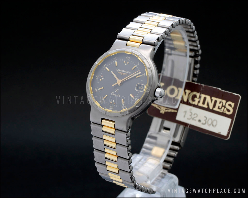 New Old Stock Ladies' Longines Conquest Titanium/gold quartz, with ...