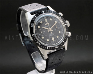 New Old Stock 70's Royce Diver's Chronograph mechanical vintage watch ...