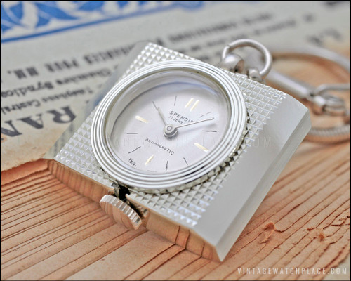 New Old Stock Spendid key chain, key ring, vintage watch, Swiss made ...