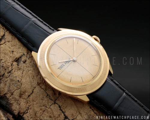 New Old Stock very rare 60's Tres Ases (Three Aces) Dress mechanical ...