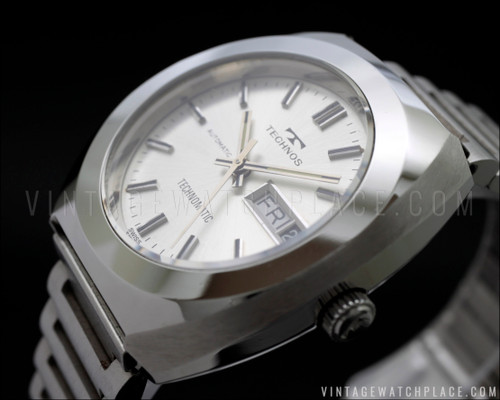 New Old Stock Technos Technomatic automatic vintage watch, ETA 2789-1 ...