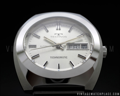 New Old Stock Technos Technomatic automatic vintage watch, ETA 2789-1 ...