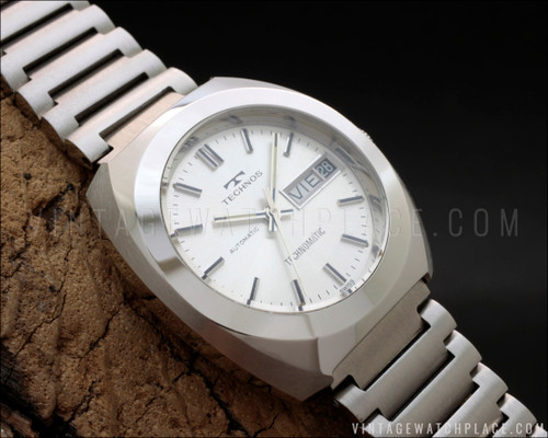 New Old Stock Technos Technomatic automatic vintage watch, ETA 2789-1 ...