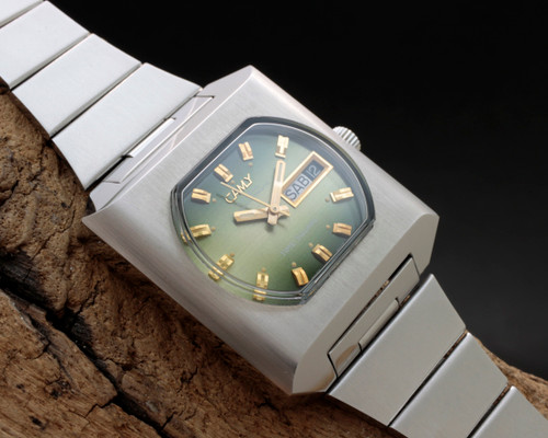 New Old Stock 70's very rare Camy Time Square automatic vintage watch ...