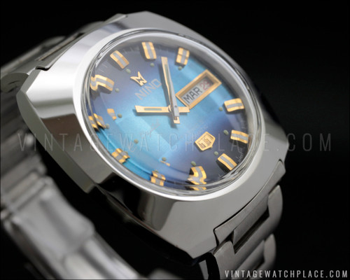New Old Stock 70's Nino Crystal automatic vintage watch, AS 2066, rare ...