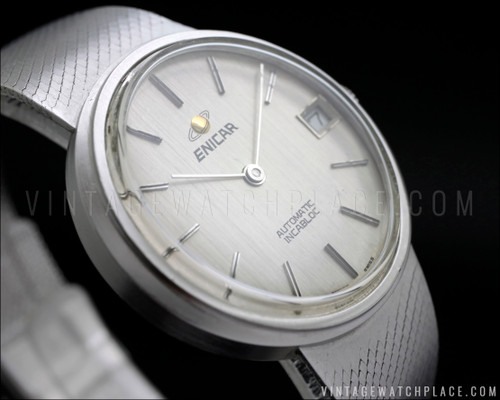 New Old Stock 70's Enicar automatic vintage watch, NOS in perfect ...
