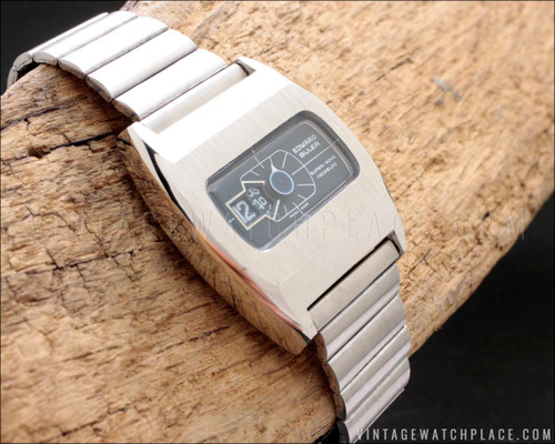 New Old Stock Buler Super-Nova jump hour watch, strong vintage ...
