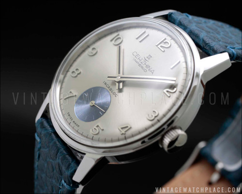 New Old Stock 60's Cerzhina dress mechanical vintage watch, Unitas 6310 ...