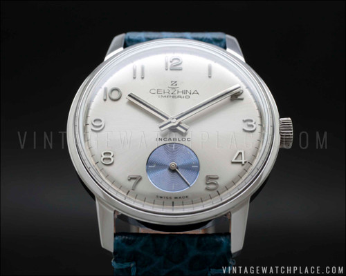 New Old Stock 60's Cerzhina dress mechanical vintage watch, Unitas 6310 ...