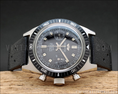 New Old Stock 70's Royce Diver's Chronograph mechanical vintage watch ...
