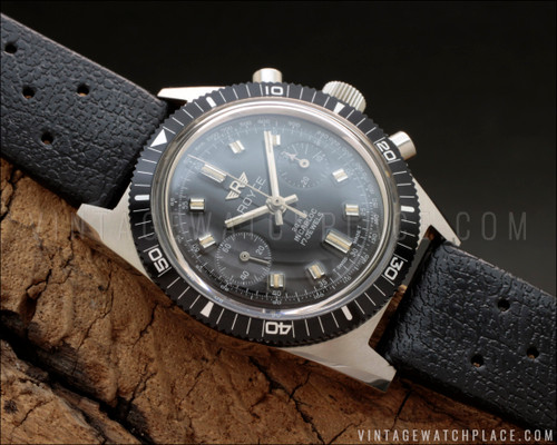 New Old Stock 70's Royce Diver's Chronograph mechanical vintage watch ...