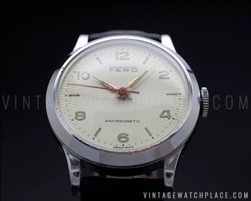 New Old Stock 50's Fero mechanical vintage watch, NOS in perfect ...