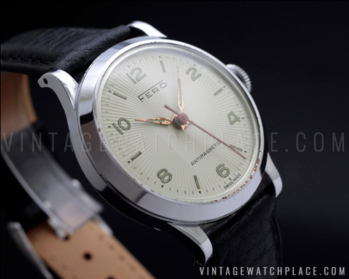 New Old Stock 50's Fero mechanical vintage watch, NOS in perfect ...