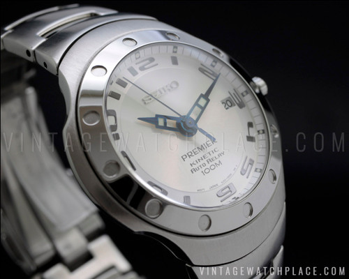 New Old Stock SEIKO PREMIER KINETIC 5J22-0D60, 4 years Auto relay!, new capacitor, very scarce ...