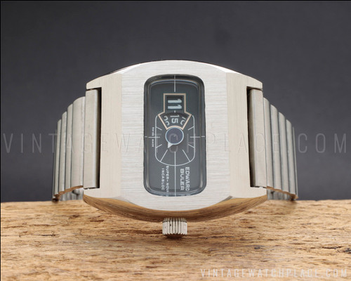 New Old Stock Buler Super-Nova jump hour watch, strong vintage ...