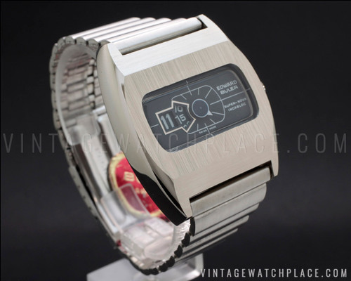 New Old Stock Buler Super-Nova jump hour watch, strong vintage ...