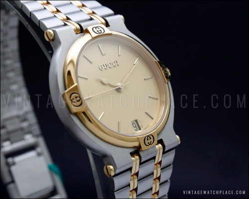 New Old Stock Gucci Unisex vintage watch, from the 90's, sapphire ...