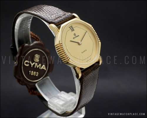 Cyma new old stock for Ladies, gold plated, very dainty!!, 100% ...