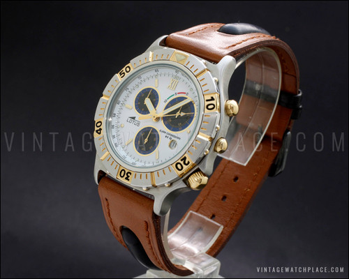 New Old Stock Lotus Alarm Chronograph vintage watch, inverted panda ...