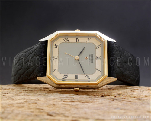 New Old Stock 1985 Seiko Alarm very rare dress Quartz vintage watch, rare and extremely ...
