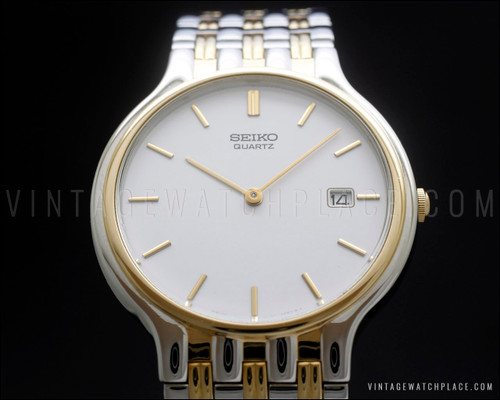 New Old Stock 2002 Seiko dress Quartz vintage watch, 7N29-6221, very ...