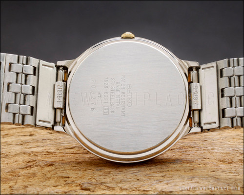 New Old Stock 2002 Seiko dress Quartz vintage watch, 7N29-6221, very ...