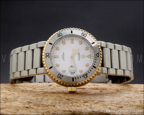 New Old Stock Diver's Kronos Kronojet 200 vintage watch, beautiful dial ...