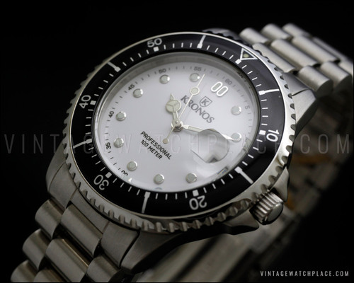 New Old Stock Diver's Kronos Professional 100 Meter vintage watch, 100% ...