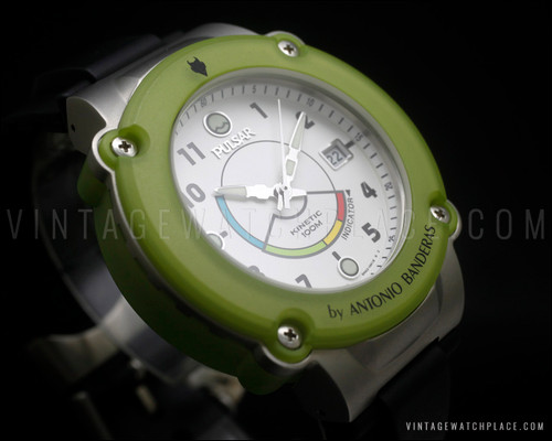 New Old Stock Ca. 1998 Pulsar Kinetic By Seiko By Antonio Banderas ...