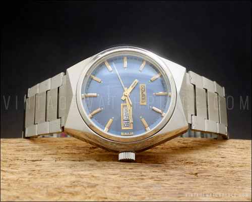 New Old Stock Duward 7097 automatic brown dial vintage watch, 100% ...
