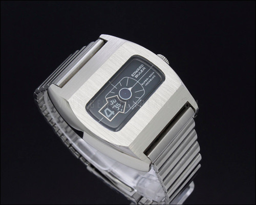 NOS Buler Super Nova jump hour watch, strong vintage mechanical watch ...