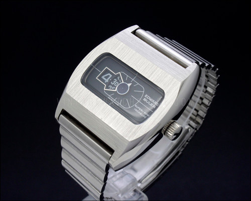 NOS Buler Super Nova jump hour watch, strong vintage mechanical watch ...