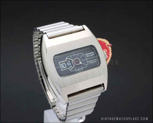 NOS Buler Super-Nova jump hour watch, strong vintage mechanical watch ...