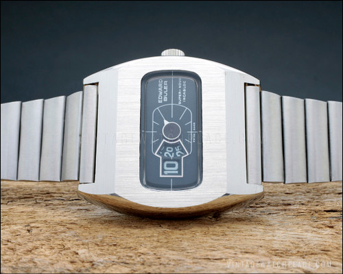 NOS Buler Super-Nova jump hour watch, strong vintage mechanical watch ...