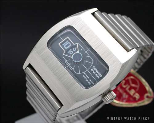 New Old Stock Buler Super-Nova jump hour watch, strong vintage ...