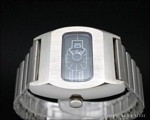 New Old Stock Buler Super-Nova jump hour watch, strong vintage ...