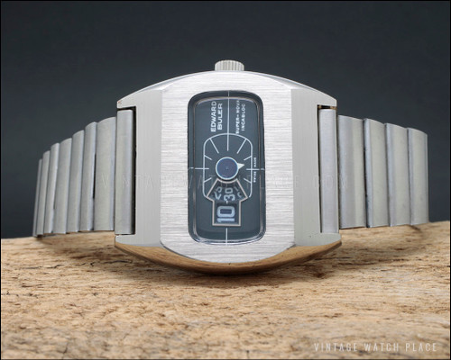 New Old Stock Buler Super-Nova jump hour watch, strong vintage ...