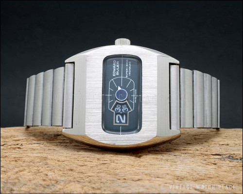 New Old Stock Buler Super-Nova jump hour watch, strong vintage ...