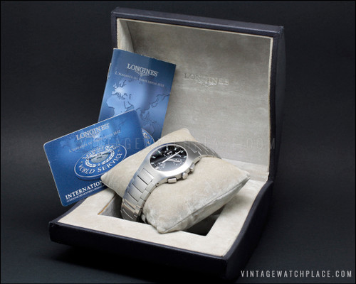 Longines Oposition Quartz Chronograph watch L3.618.4 , in box with papers