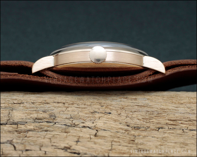 Cyma Dress vintage watch from the late 40's, 18K solid Pink gold ...